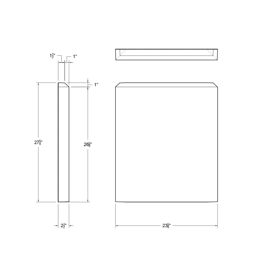 M310 RD 27-5/8x23-5/8 - Concrete Designs Inc.